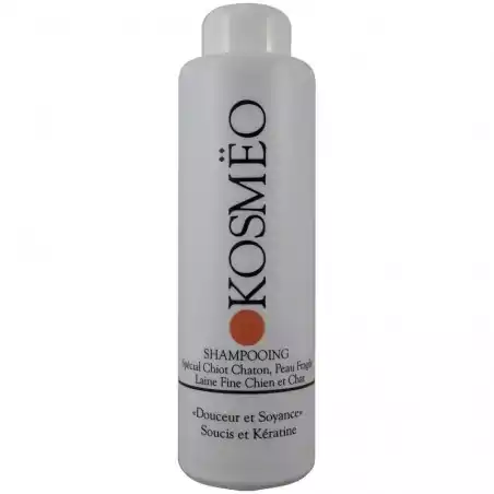Shampoing pour chiot, chaton, chien, chat, poil laineux, peau sensible ...